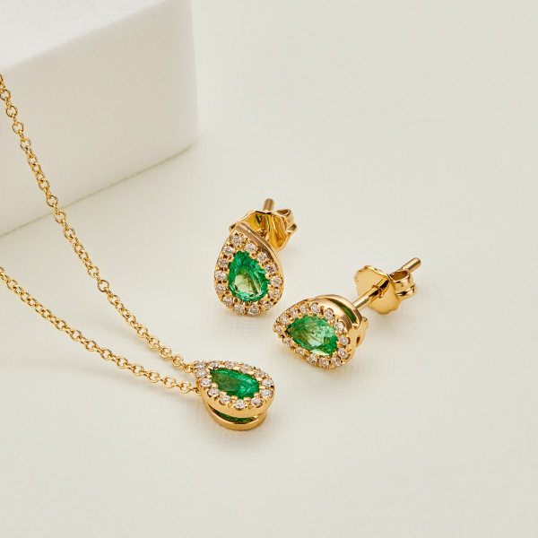 Set Lágrimas de Esmeralda - El Brillante Joyas